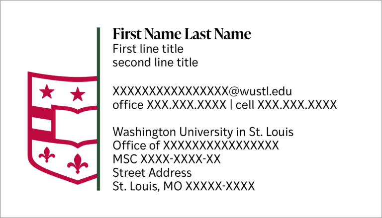Order WashU stationery | University Marketing & Communications