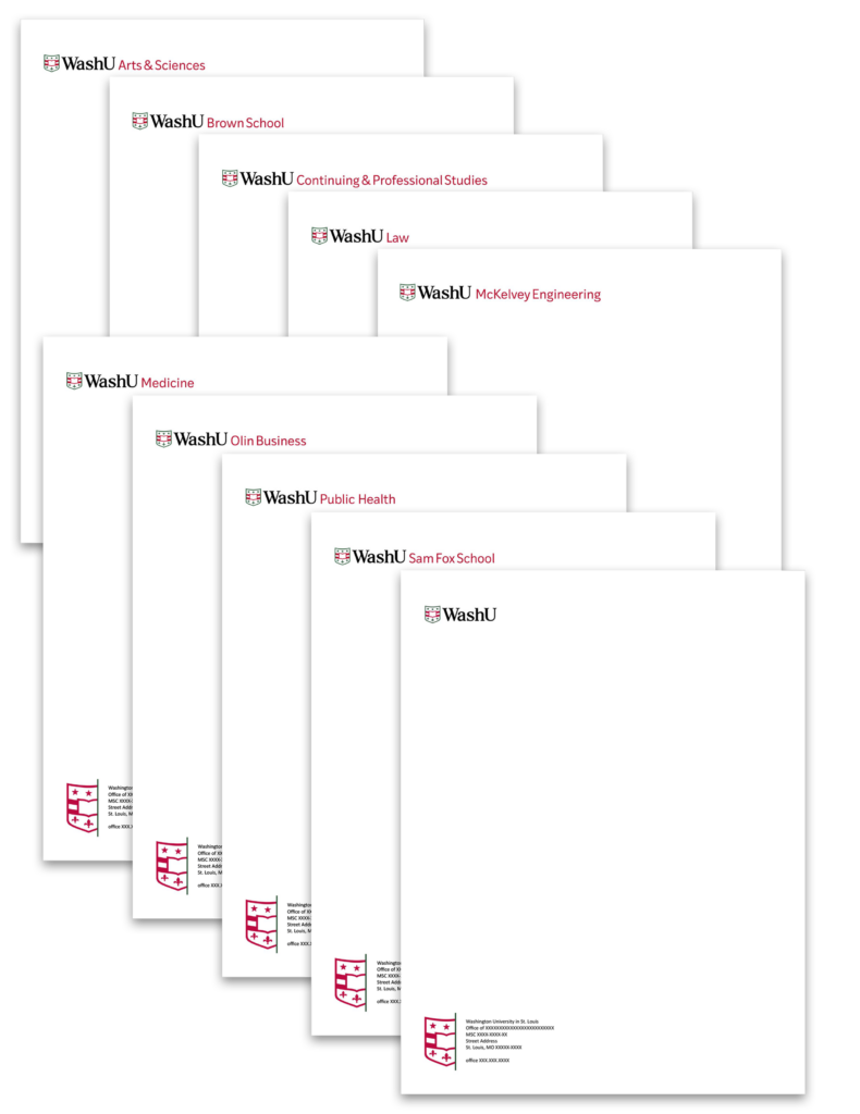 Digital letterhead templates | University Marketing & Communications