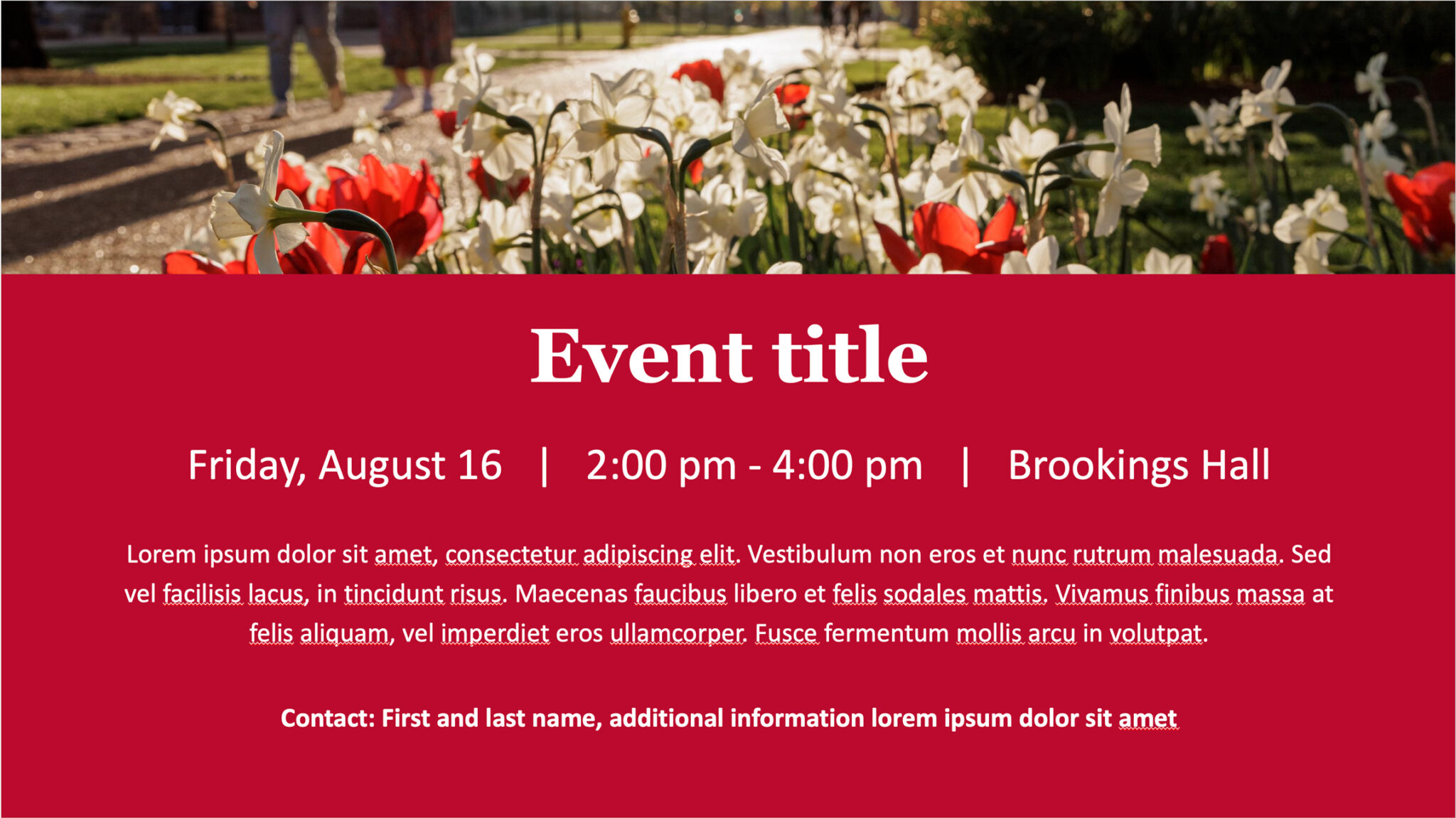 Digital signage templates | University Marketing & Communications